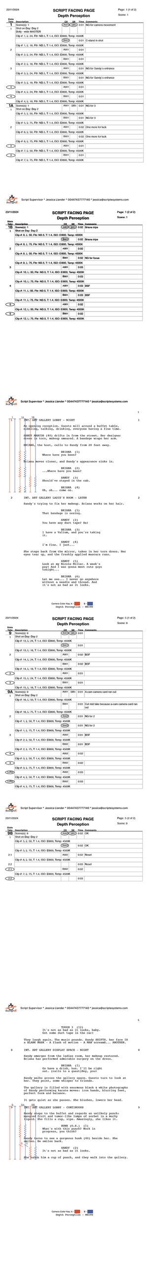 Boost Your Script Supervision With Scripte — Scripte Systems