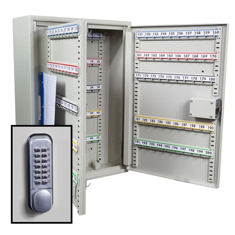 Keysecure Security Key Cabinet With Digital Lock 200 Hook