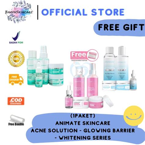 ANIMATE SKINCARE Paket Whitening Series 5in1 Glowing Barrier 5in1