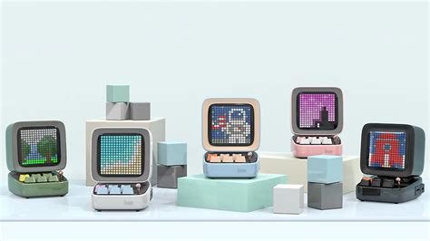 디붐 디투divoom Ditoo 앱도 설치되는 8비트 레트로 감성 뿜뿜하는 픽셀 아트 휴대용 블루투스 스피커