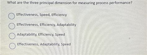 solved what are the three principal dimension for measuring