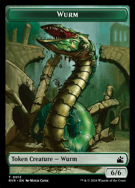 Wurm Token Magic The Gathering Mtg Cards