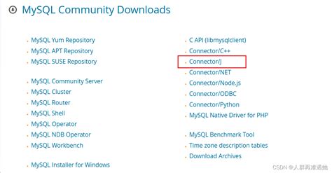 Jdbc编程 下载mysql数据库连接驱动mysql Jdbc驱动下载 Csdn博客