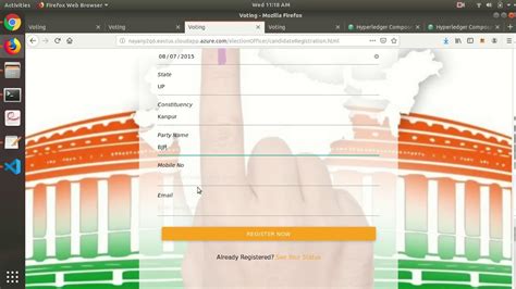 Voting System Using Azure Hyperledger Fabric Teamepsilon Youtube