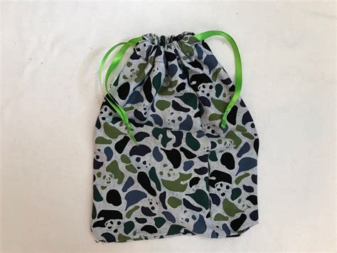 Punky Pandas Fabric T Bag Reusable And Upcycled Etsy