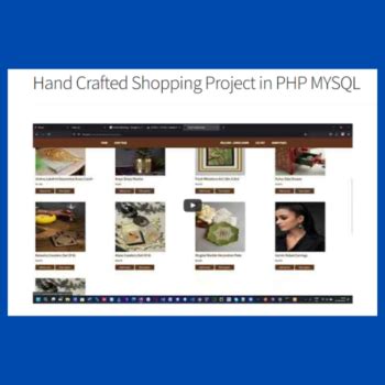 Hand Crafted Shopping Project In PHP MYSQL Projectworlds Store