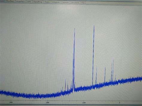 Experimental Chemistry Wavy Baseline In Carbon Nmr Chemistry Stack