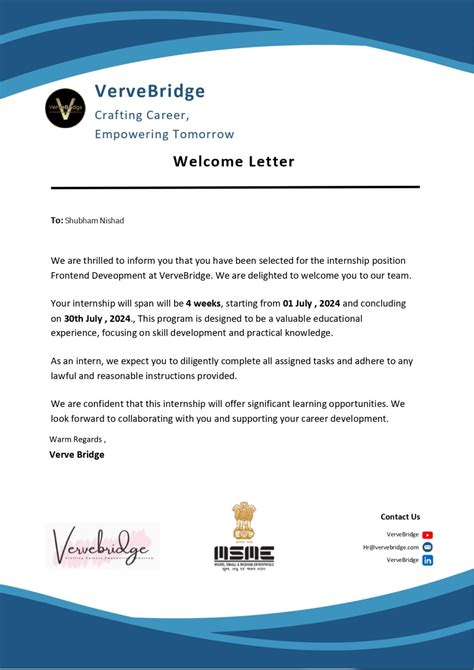 Shubham Nishad On Linkedin Newbeginnings Vervebridge