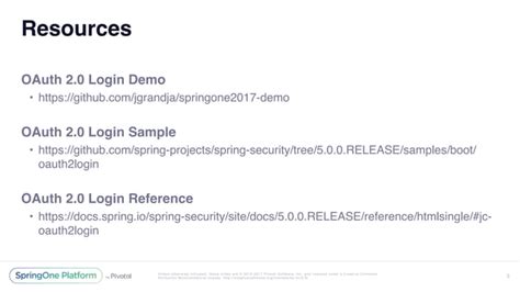Next Generation OAuth Support With Spring Security 5 0 PPT