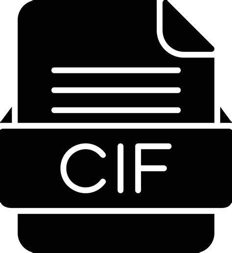 CIF File Format Line Icon 28643502 Vector Art At Vecteezy
