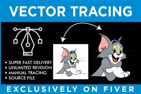 trace convert vectorize redraw recreate logo or vector tracing by