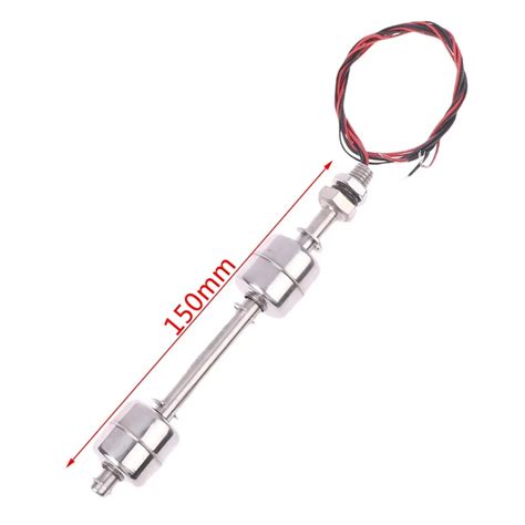 Double Ball Float Switch Tank Liquid Water Level Sensor Stainless Steel Float Switch Tank Pool