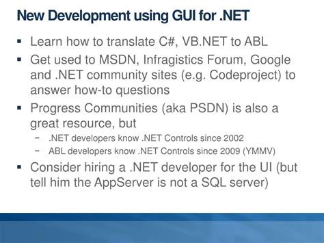Ppt Openedge Gui For Net Adoption And Migration Strategies Powerpoint