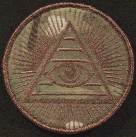 Custom Multicam Patch All Seeing Eye Solid Color Backgrounds All