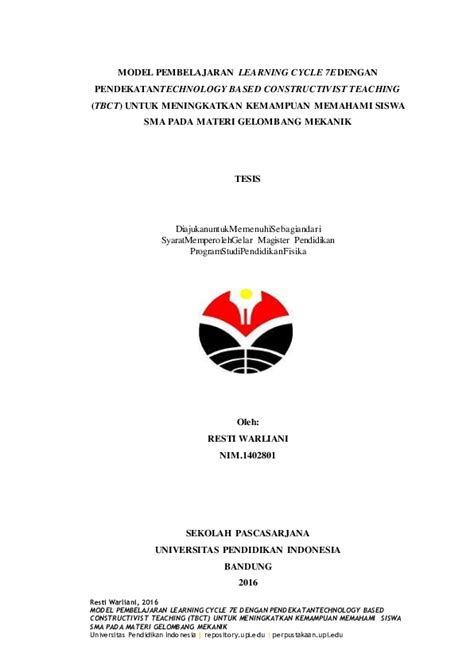 Pdf Model Pembelajaran Learning Cycle 7e Dengan Pendekatan Technology