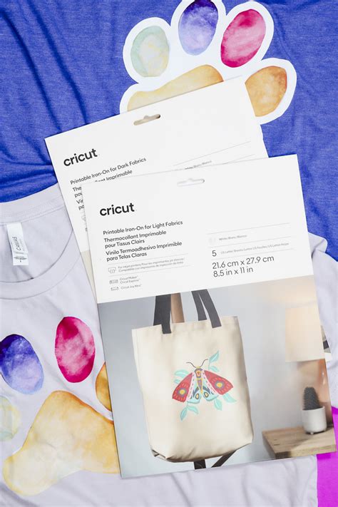 Printable Iron On For Light Fabrics A4 5 Ct Cricut Shop