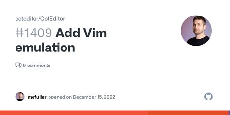 Add Vim Emulation · Issue 1409 · Coteditorcoteditor · Github