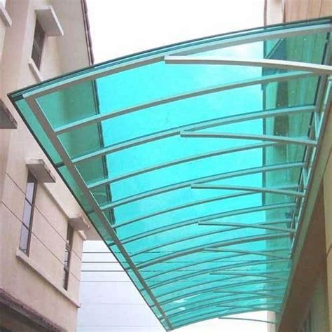Green Aluminium Polycarbonate Windows Canopy At ₹ 285square Feet In