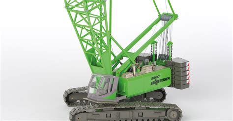 Sennebogen 5500 Crawler Crane Model To Scale 1 50 In New Design
