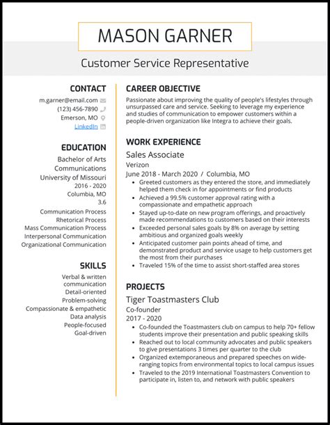 34 Customer Service Cv Examples For 2026