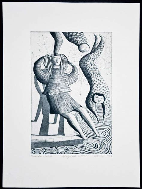 Springboard Woman Miranda Vincent Poetica Art