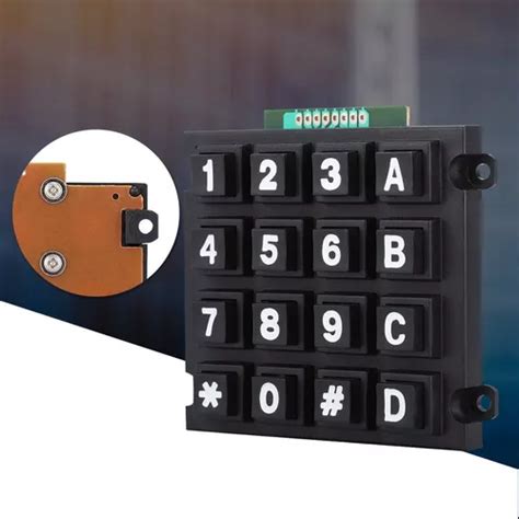 Módulos De Módulo De Teclado Externo 16 Teclas 4x4 Pulsadore Cuotas