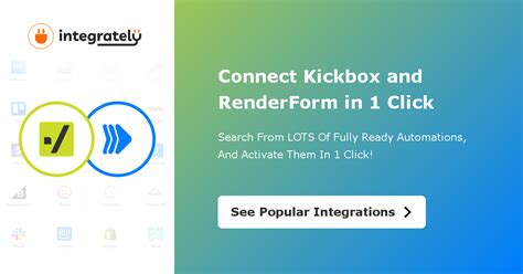 how to integrate kickbox and renderform 1 click ️ integration