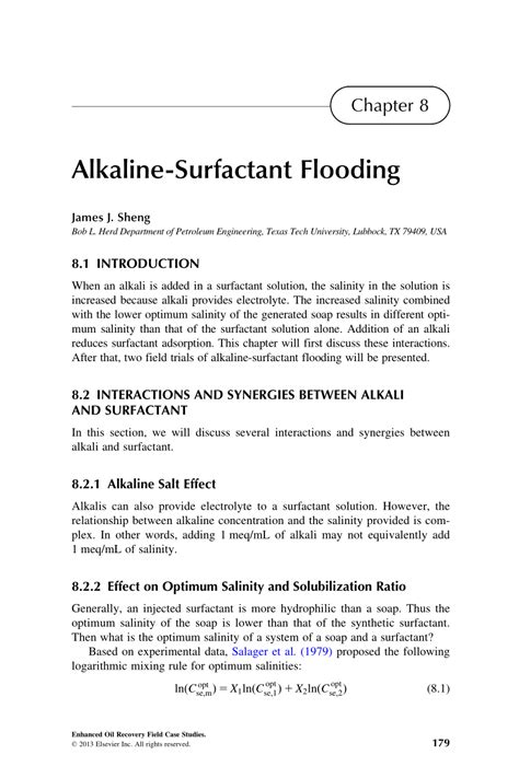 PDF Alkaline Surfactant Flooding