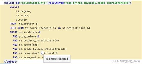 Mybatis提示tag Name Expected的问题 阿里云开发者社区