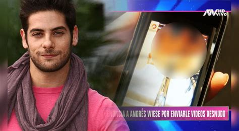 Andrés Wiese acoso sexual menor acusa al actor por enviar vídeo y fotos íntimas en Instagram