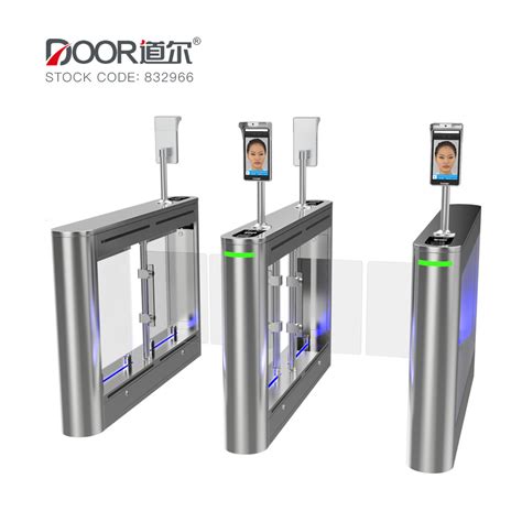 Face Recognition Access Control System Swing Gate Turnstiles