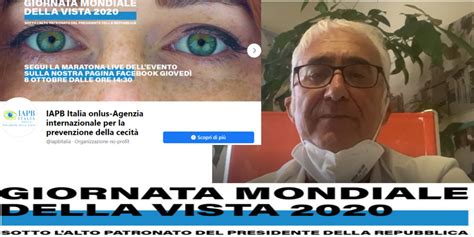 8 Ottobre Giornata Mondiale Della Vista 2020