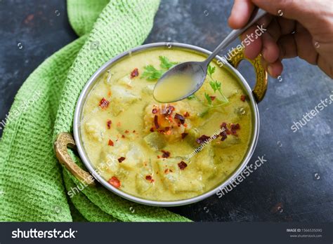 Daal Chawal Sabzi Side View Over 2 Royalty Free Licensable Stock