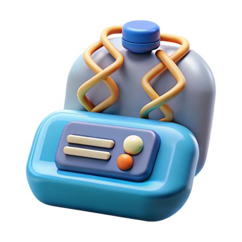 Beautiful Rustic Genetic Sequencing Device With Dna Helix Display Exclusive 59919643 Png