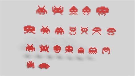 Space Invaders 3d Models For Download Turbosquid