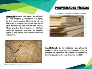 Propiedades Fisicas Y Mecanicas De La Madera Ppt
