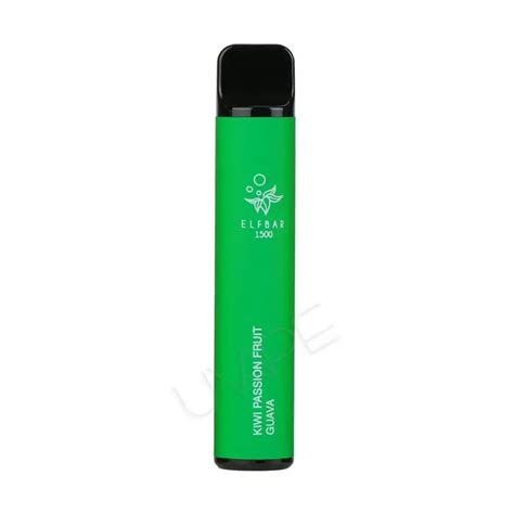 Elf Bar 1500 затяжек Disposable Pod Kiwi Passion Fruit Guava Одноразка