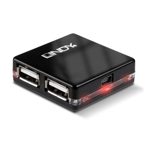 4 Port USB 2 0 Mini Hub From LINDY UK