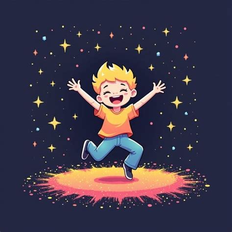 Free Jumping Pixel Joy Image Download At Stockcake