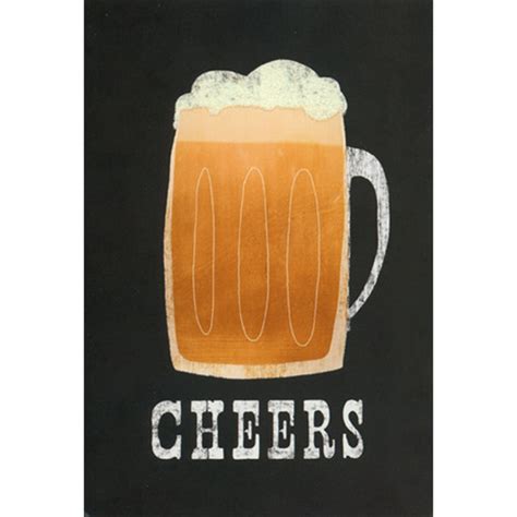 Cheers Frosty Mug Of Beer Fathers Day Card For Dad