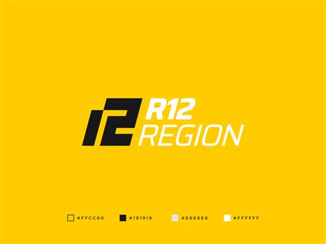 R12 Region Logo Modern Logo Logo Design Creative Professional
