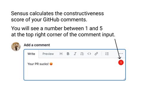 Sensus Ai Sensor For Your Github Comments Google Chrome