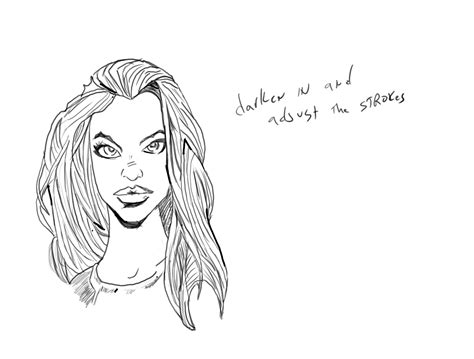 How To Draw A Female Head