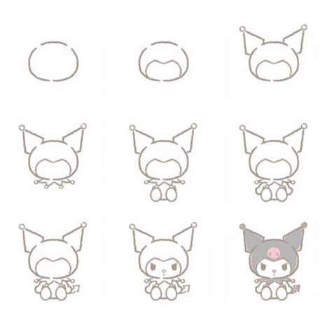 How To Draw Kuromi Idea 4 Step By Step Drawing Photos