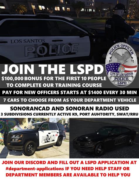 Savrp Lspd Is Looking For New Officers To Join The Department If You