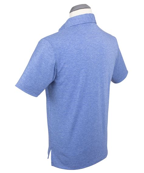 Performance Pin Stripe Polo Bobby Jones