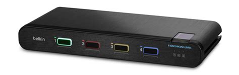 Buy Belkin F1DN104KVM UNN4 4 Port Single Head No CAC KVM Switch Comms Express