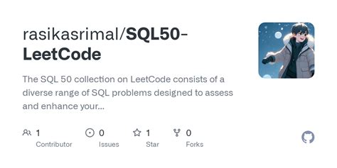 GitHub Rasikasrimal SQL50 LeetCode The SQL 50 Collection On LeetCode