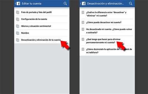 Como Eliminar Cuenta De Facebook Desde Celular Compartir Celular
