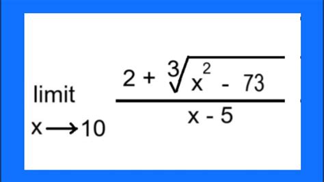 Limit Example 5 Youtube